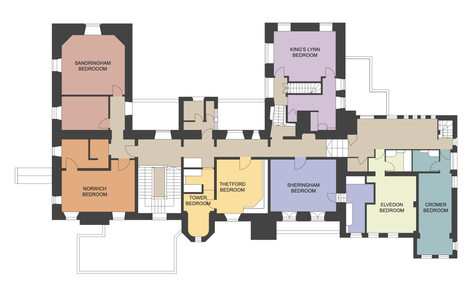 Hockwold Hall Accommodation – Hockwold Hall